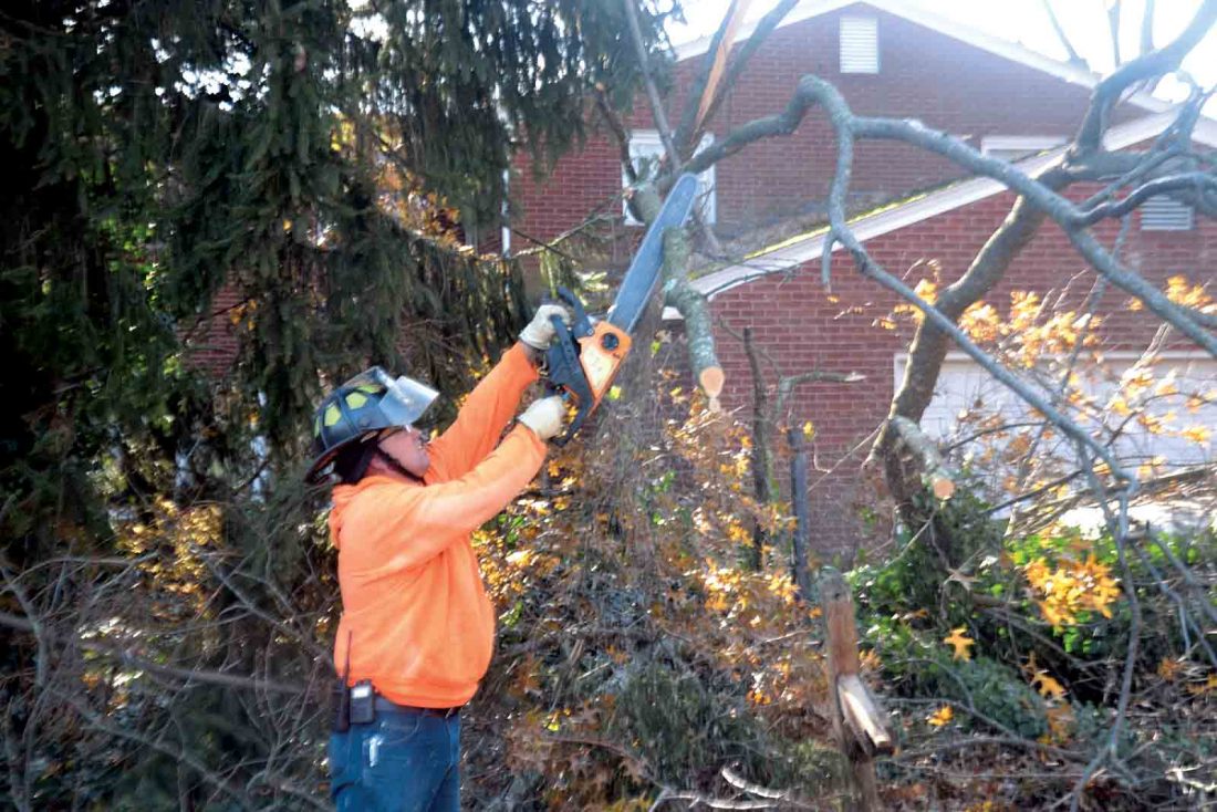Intense winds lead to power outages, downed trees in Wood County | News ...
